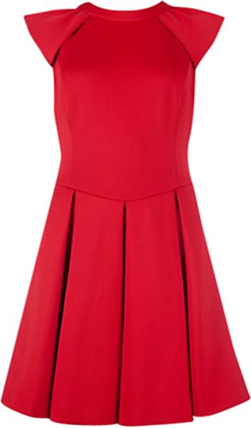 Ted Baker Ted Baker Kipp Dress Brick Red In Red Lyst