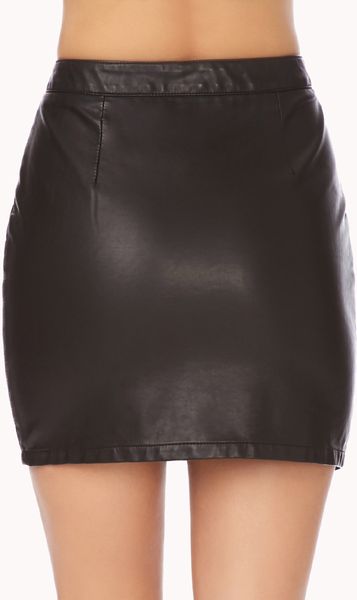 Forever 21 Daring Zippered Skirt in Black | Lyst Forever 21 Daring Zippered Skirt in Black | Lyst
