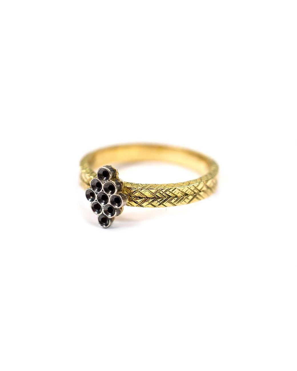 Melissa Anderson Jewellery 18kt Yellow Gold Celeste Ring in Metallic - Lyst