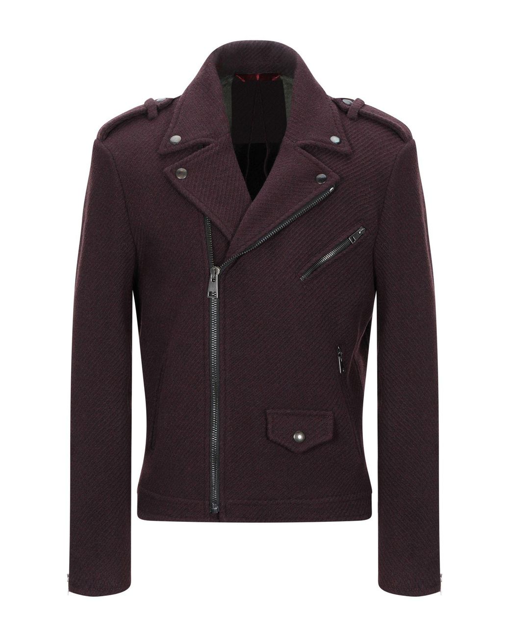 Officina 36 Flannel Jacket in Deep Purple (Purple) for Men - Lyst