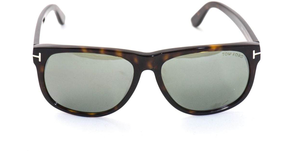 Tom Ford Havana Sunglasses In Metallic For Men Lyst