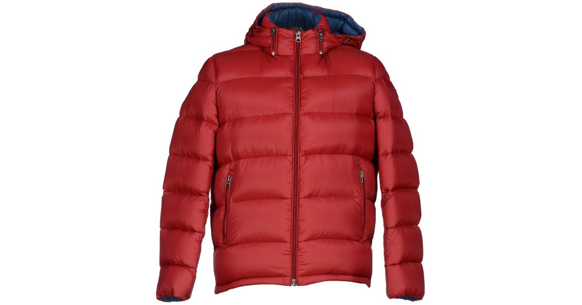 313 Tre Uno Tre Down Jacket in Red for Men - Lyst