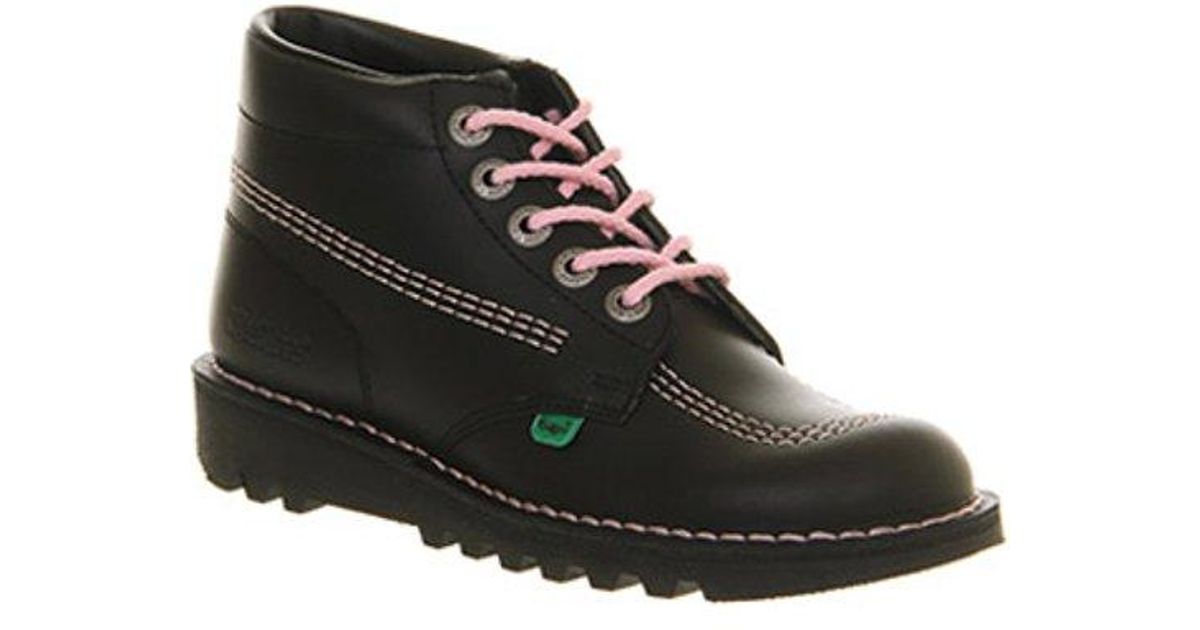 Kickers Kick Hi (g) in Pink - Lyst