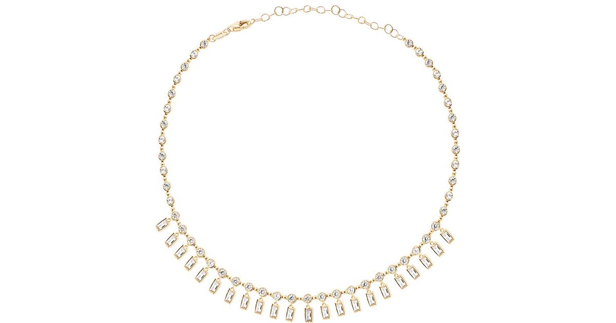 Gabi Rielle Gold Over Silver Cz Necklace in Metallic - Lyst
