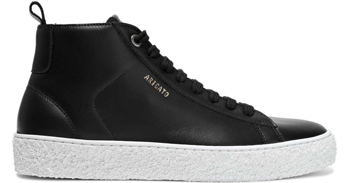Axel Arigato Leather High-top Sneakers Black - Lyst