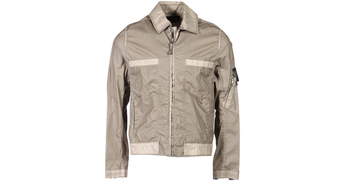 Stone island Jacket in Gray for Men (Dove grey) | Lyst
