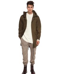 Lyst - Mcq Cotton Canvas Military Parka Jacket in Green for Men