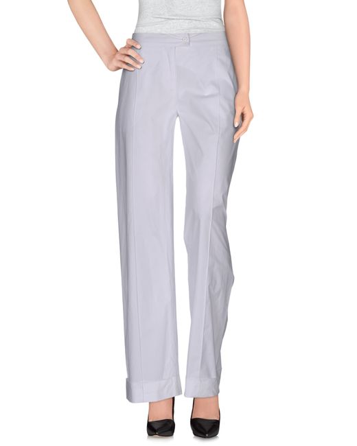 Pianurastudio Casual Pants in White - Save 49% | Lyst