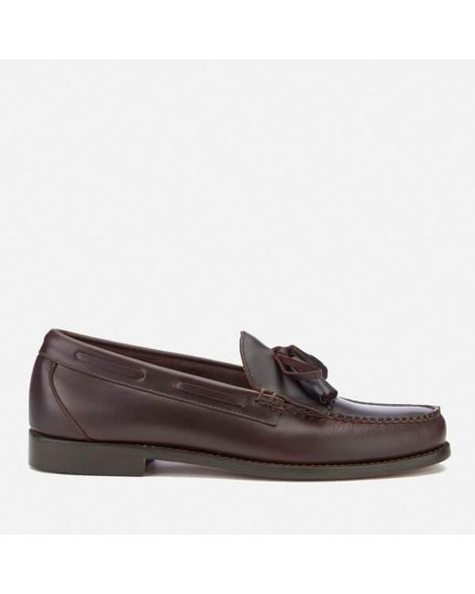 G.h. bass & co. Men's Layton Kiltie Leather Loafers in Brown for Men | Lyst