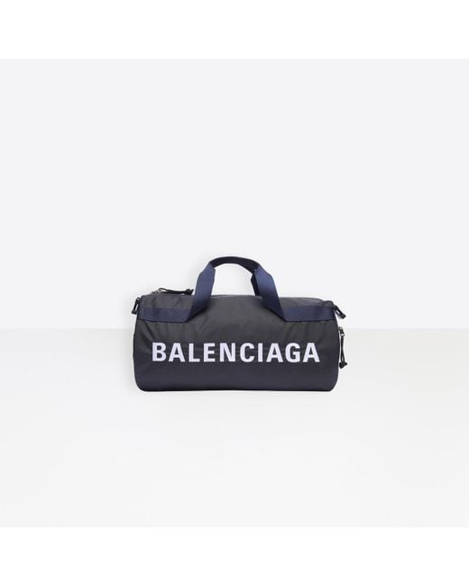 Balenciaga Wheel Gym Bag in Blue for Men - Lyst