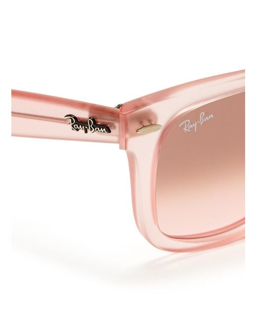 Ray Ban Original Wayfarer Ice Pop Sunglasses In Pink Lyst