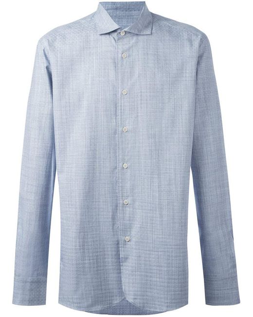 Al Duca d'Aosta Button Down Shirt in Blue for Men - Lyst