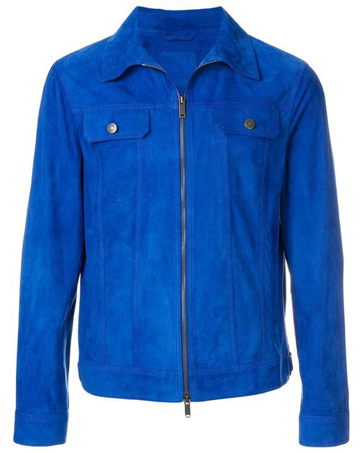 Lyst - Desa Nineteenseventytwo Zipped Jacket in Blue for Men