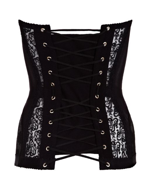 Agent Provocateur Mercy Lace And Tulle Corset In Black Save 18 Lyst