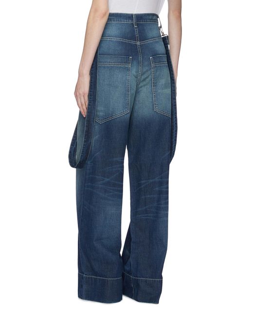 Lyst - Tre by Natalie Ratabesi 'aaliyah' Detachable Suspender Wide Leg ...