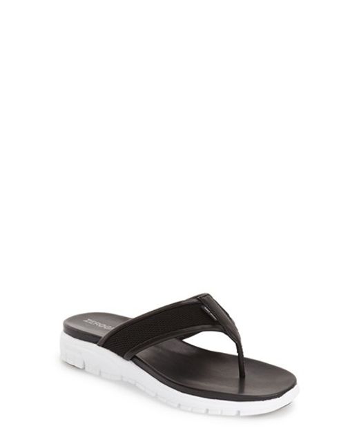 Cole haan 'Zerogrand' Flip Flop in Black | Lyst