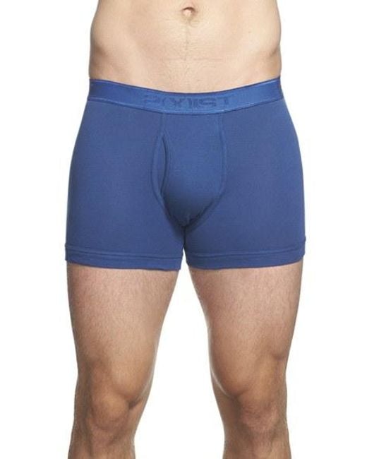 2xist Pima Cotton Boxer Briefs in White for Men | Lyst