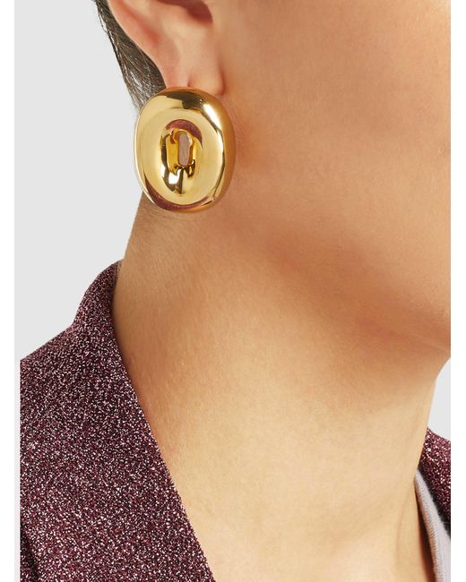 Lyst - Uncommon Matters Torus Gold-tone Earrings in Metallic