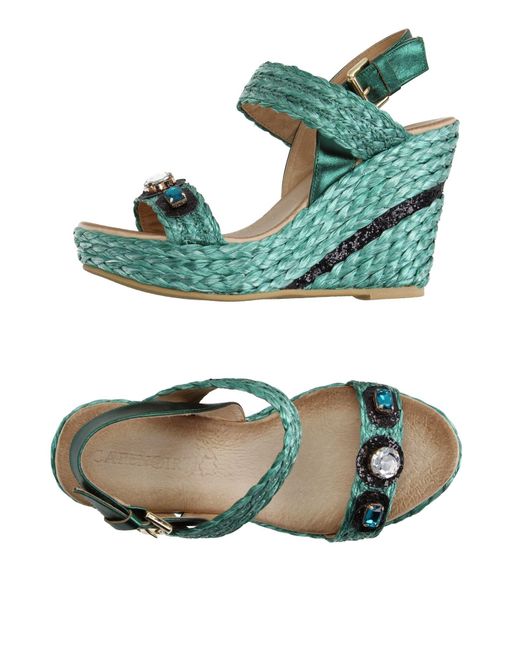 Cafenoir Espadrilles in Green | Lyst