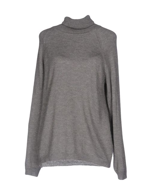 Soallure Turtleneck in Gray | Lyst
