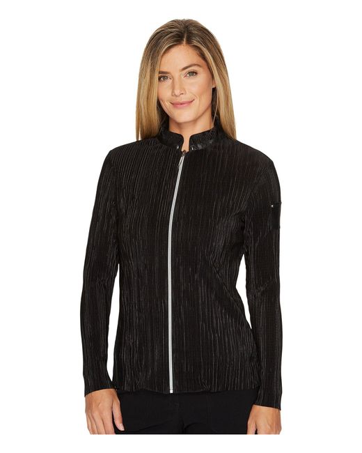 Jamie sadock Crunchy Full Zip Jacket in Black - Save 13% | Lyst