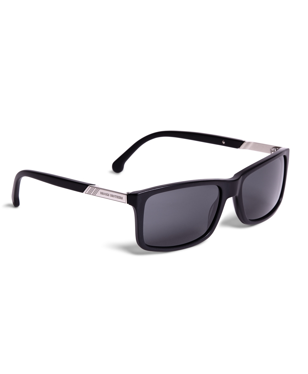 Brooks brothers Plastic Rectangle Framed Sunglasses in Black for Men | Lyst