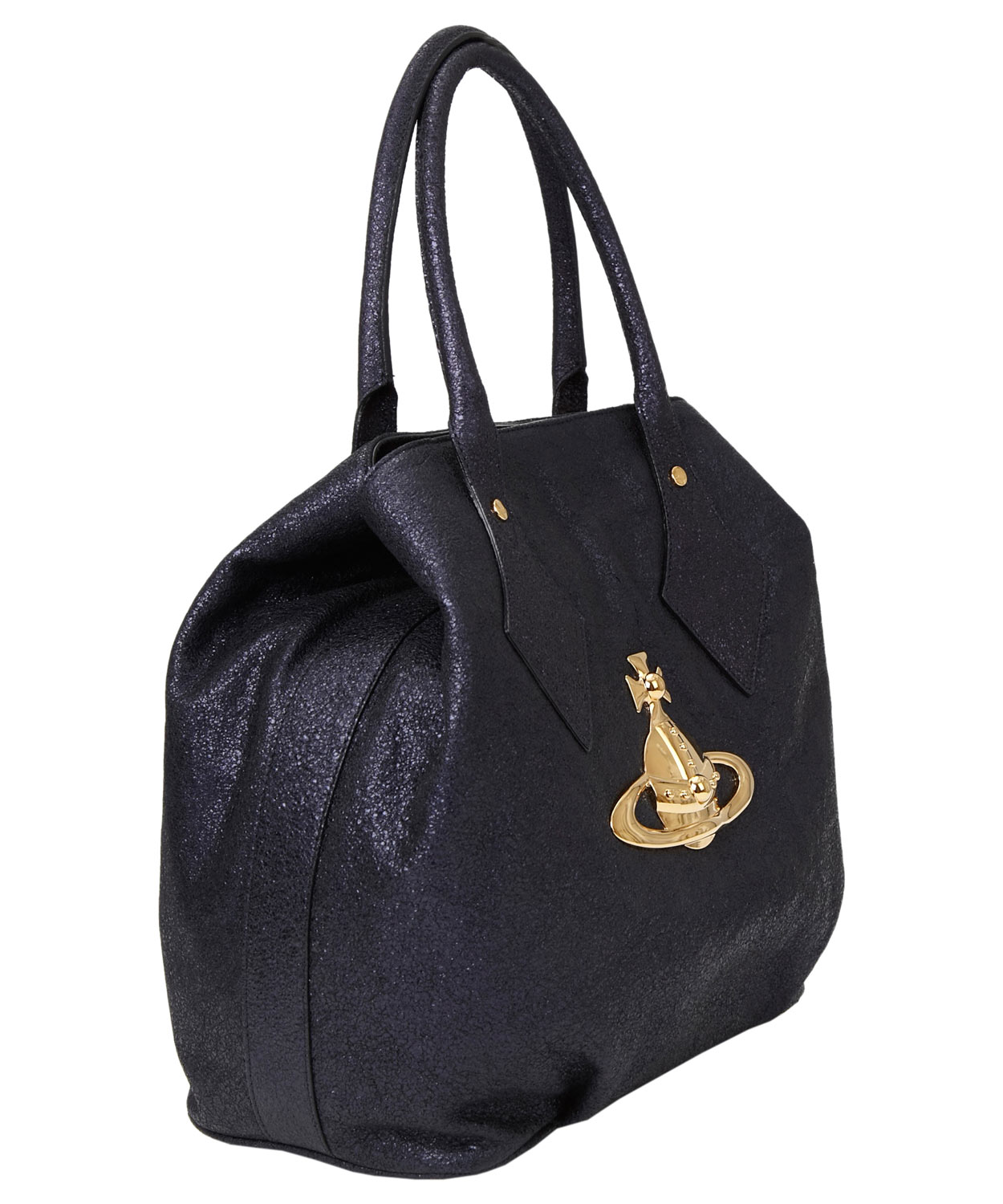 Lyst - Vivienne Westwood Ebury Glitter Leather Tote Bag in Black Lyst - Vivienne Westwood Ebury Glitter Leather Tote Bag in Black