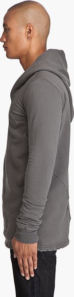 Drkshdw By Rick Owens Sweat Hoodie in Gray for Men (charcoal) | Lyst