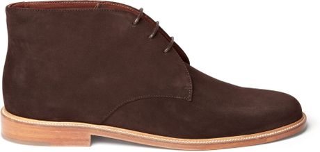 A.p.c. Suede Desert Boots in Brown for Men (desert) | Lyst