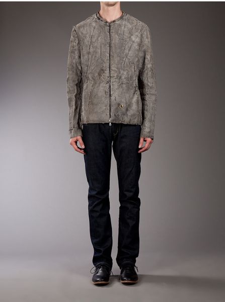 Label Under Construction Hemp Jacket in Gray for Men (grey) | Lyst