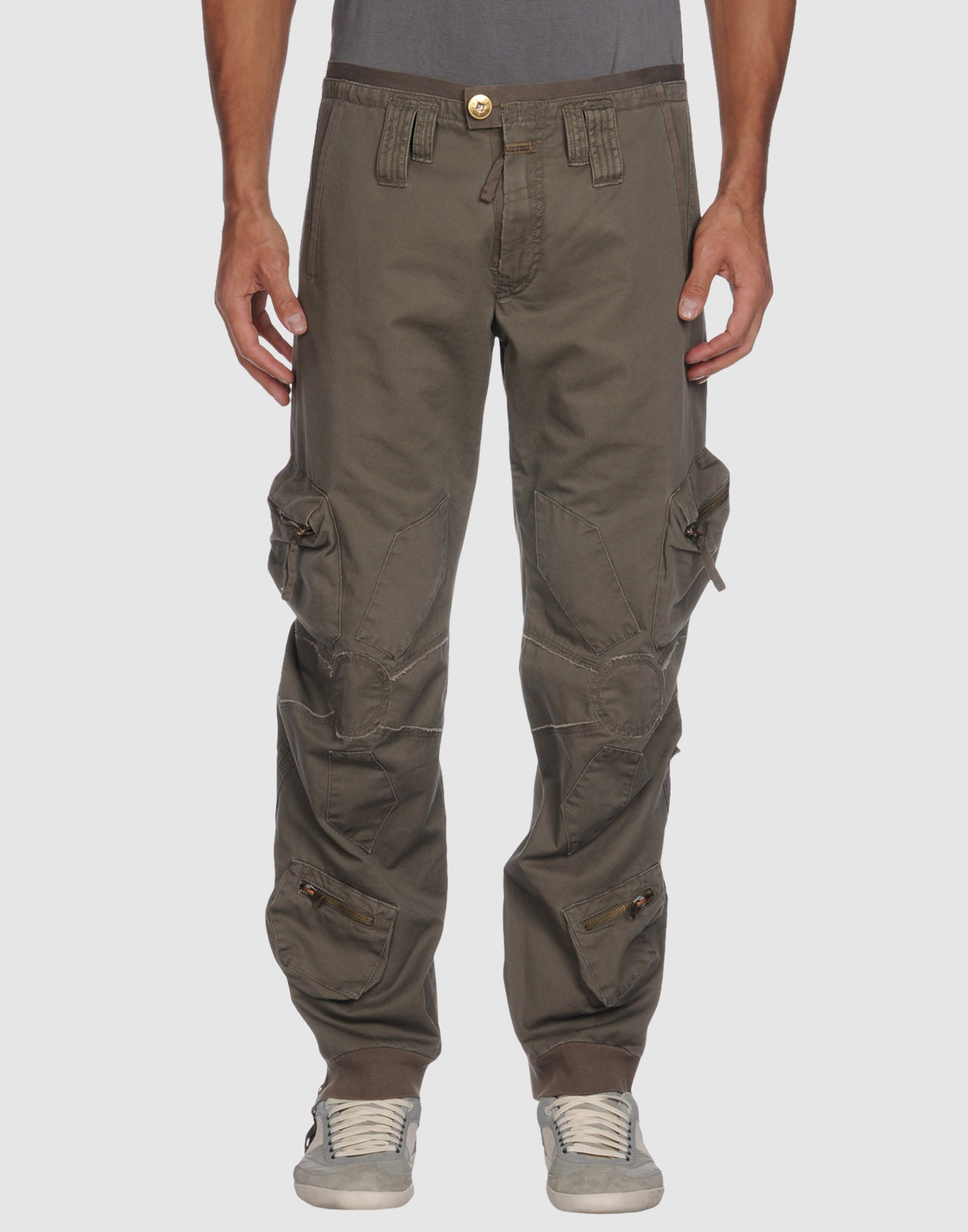 Ljd Marithe' Francois Girbaud Casual Pants in Green for Men (khaki) | Lyst
