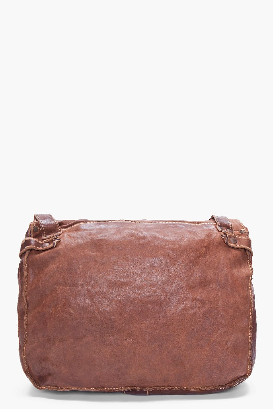 Lyst - Officine Creative Leather Messenger Bag in Brown for Men