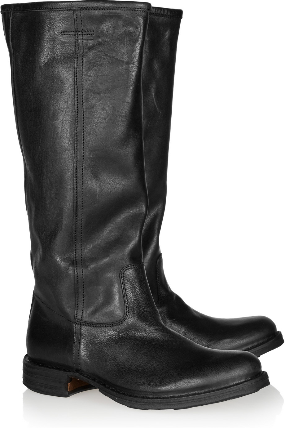 Fiorentini + Baker Eternity Leather Knee Boots in Black | Lyst