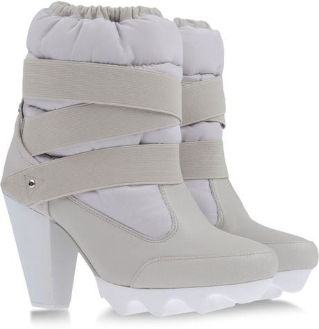 Adidas Slvr Ankle Boots in Gray (grey) | Lyst