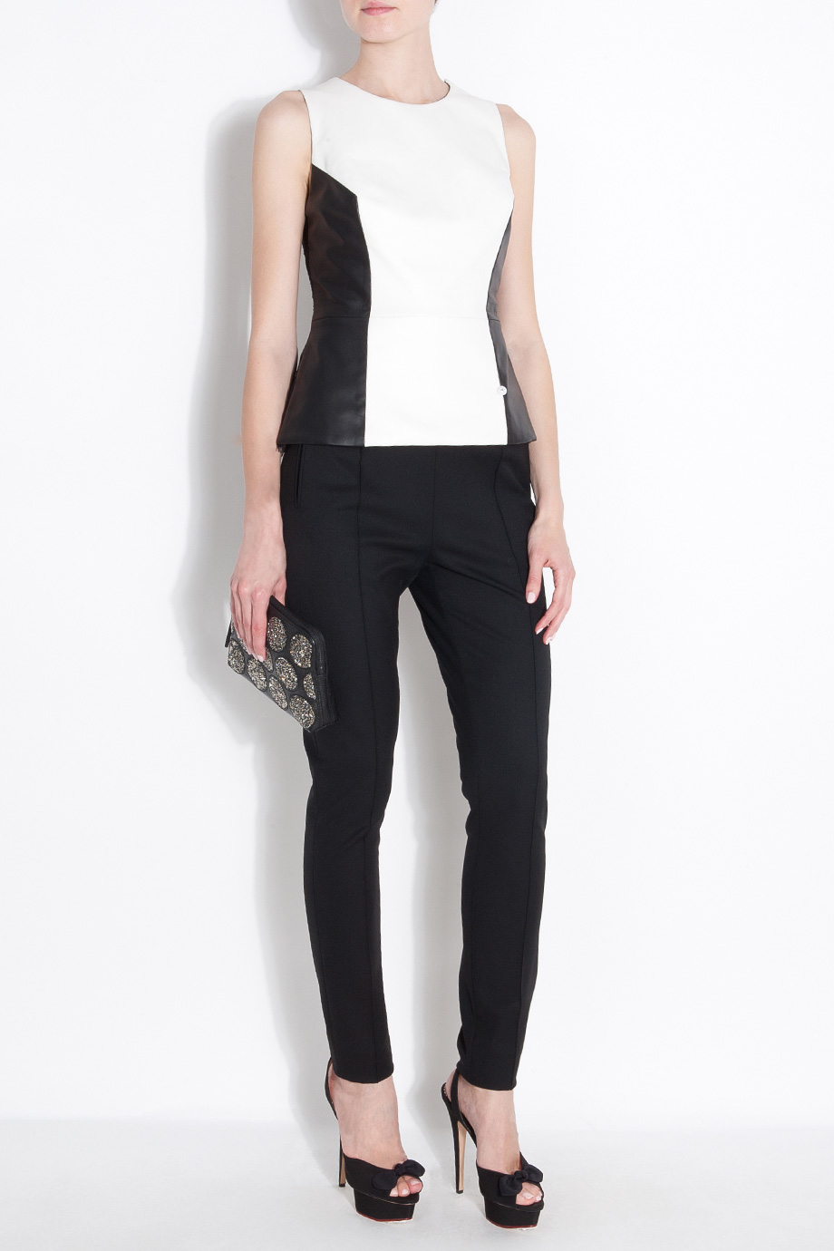 Lyst - Jason Wu High Waisted Pants in Black