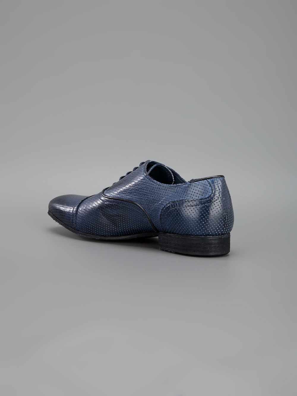 Roberto cavalli Laceup Oxford Shoe in Blue for Men | Lyst