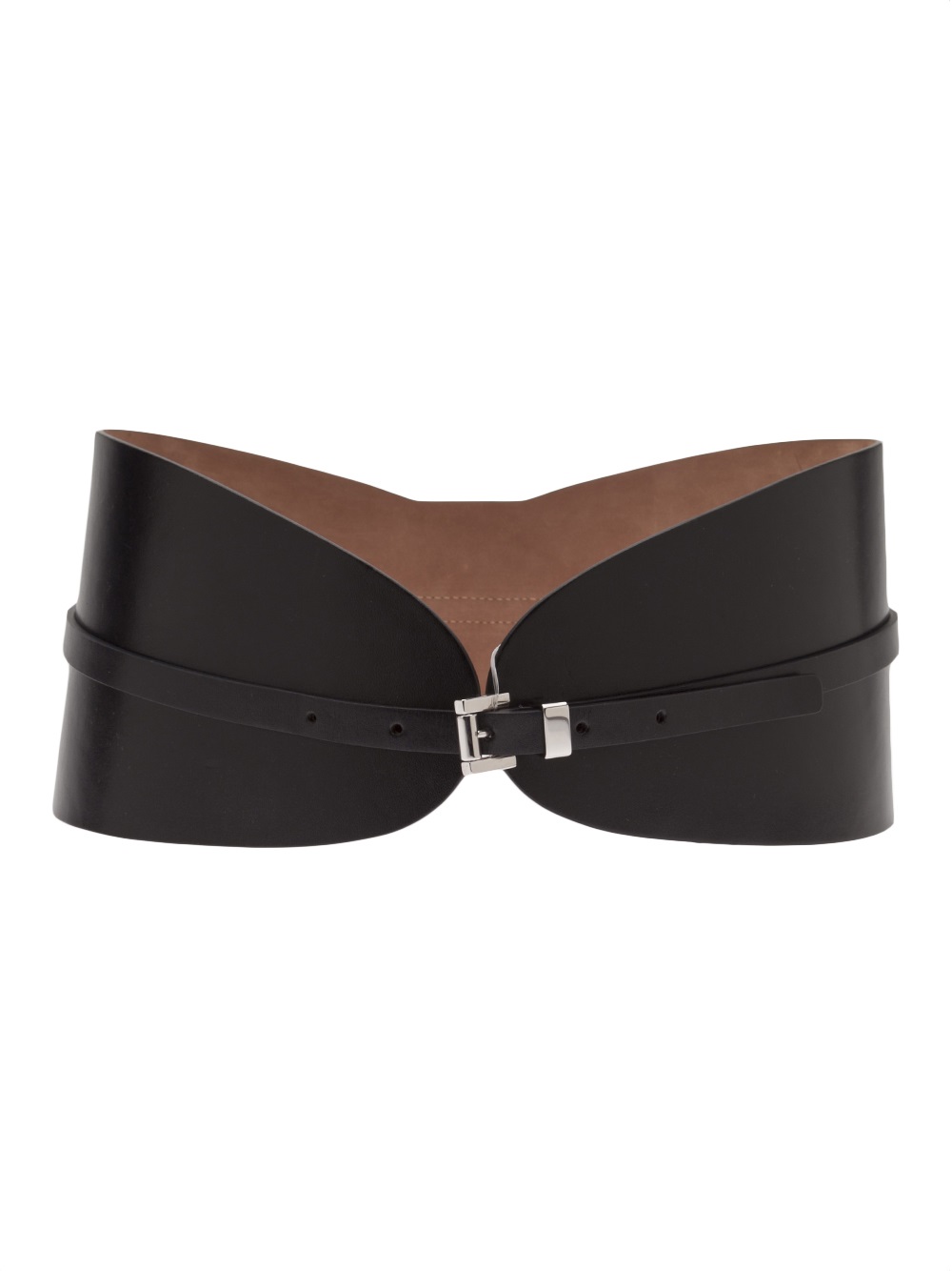 Lyst Michael Kors Contour Waist Belt In Black