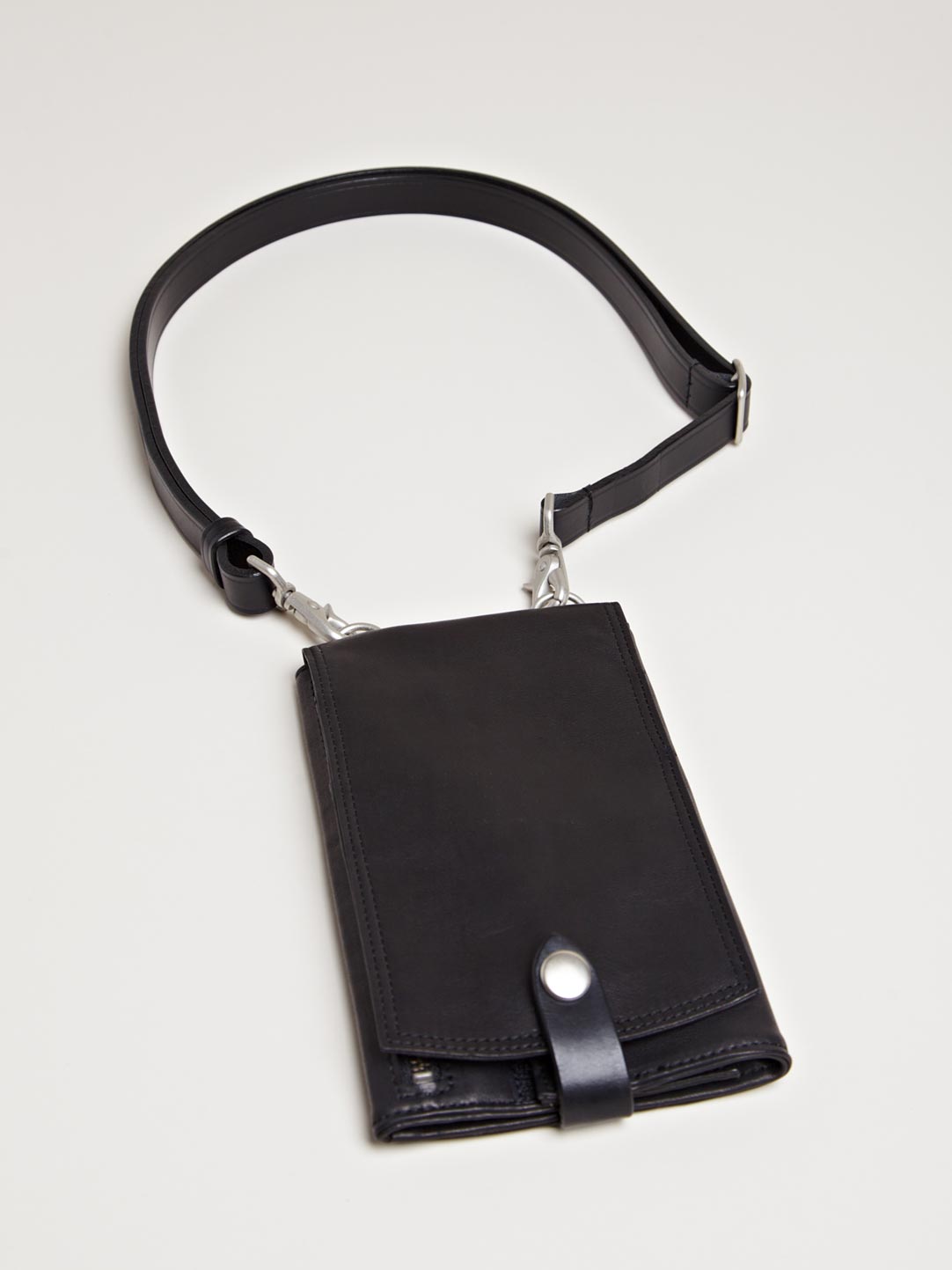 Lyst - Yohji yamamoto Mens Leather Wallet Case in Black for Men