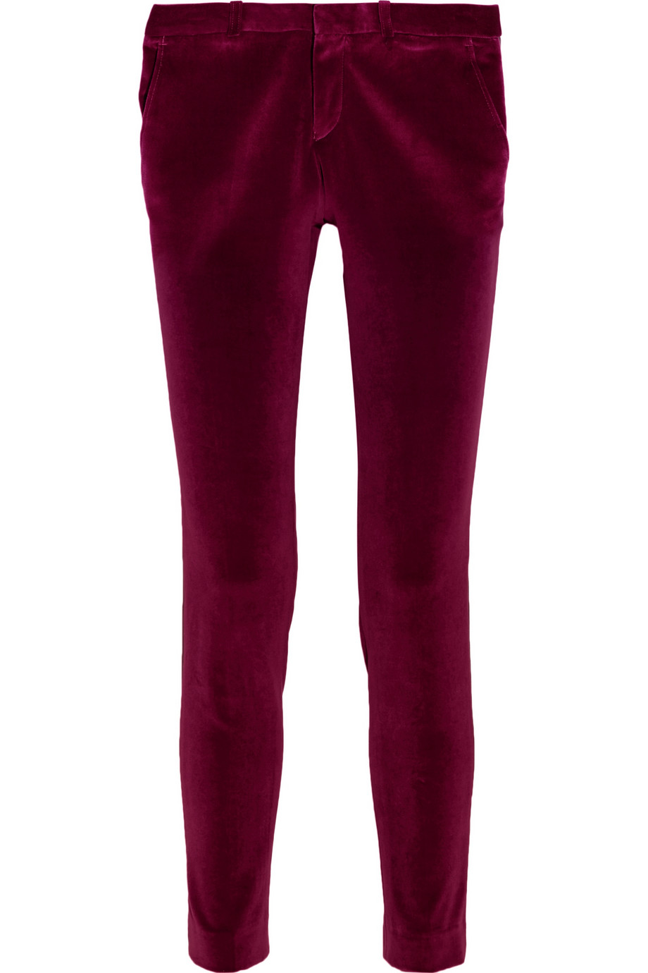 Lyst - Each X Other Satin Rrimmed Velvet Tuxedo Pants in Purple
