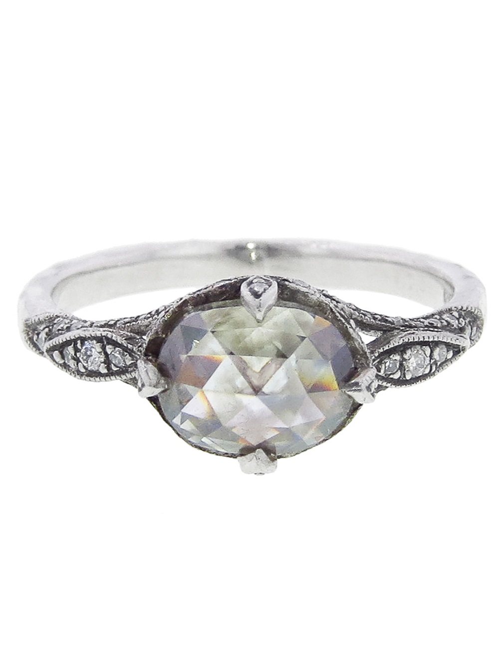 Lyst - Cathy Waterman Moghul Diamond Ring in Metallic