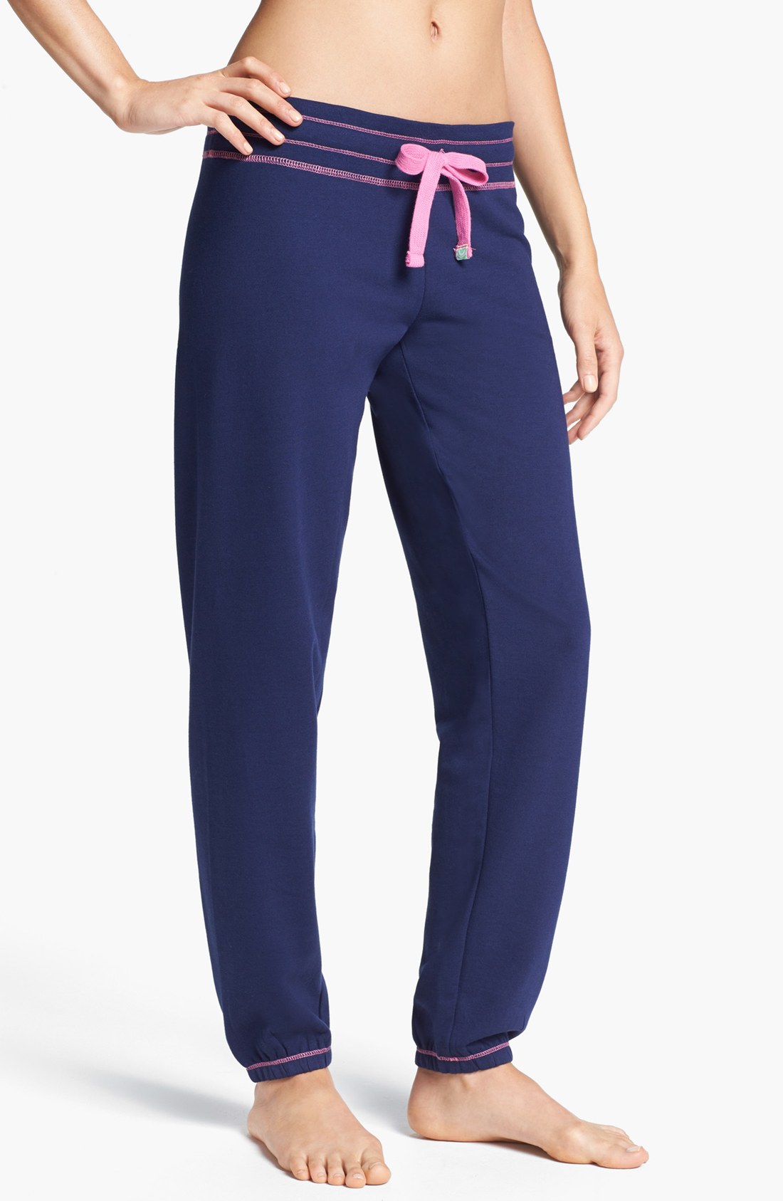 Honeydew Intimates French Terry Pants in Pink (Velvet/ Pink Taffeta) | Lyst