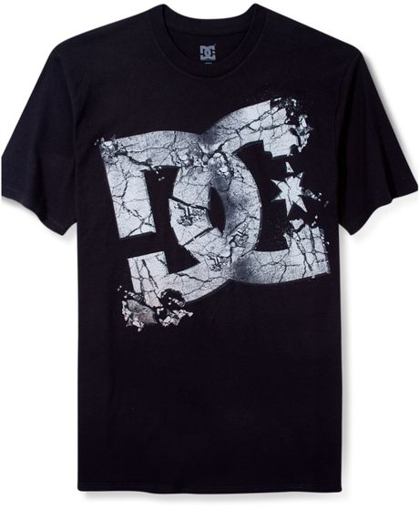 Dc Shoes Stoney Short Sleeve Graphic Tshirt in Black for Men | Lyst