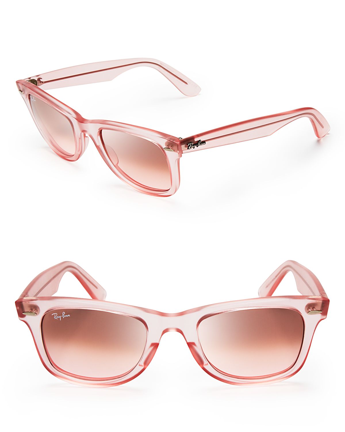Ray Ban Icons Icepop Wayfarer Sunglasses In Pink Lyst