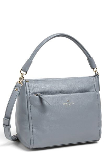 Kate Spade Grey Leather Handbag | semashow.com