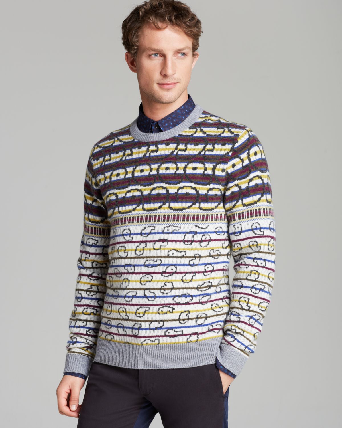 Lyst - Marc By Marc Jacobs Finsbury Fairisle Sweater for Men