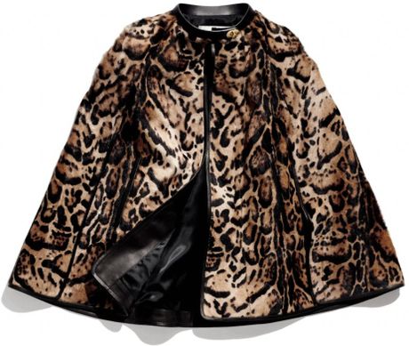 Coach Jaguar Print Cape in Brown (MULTICOLOR) | Lyst