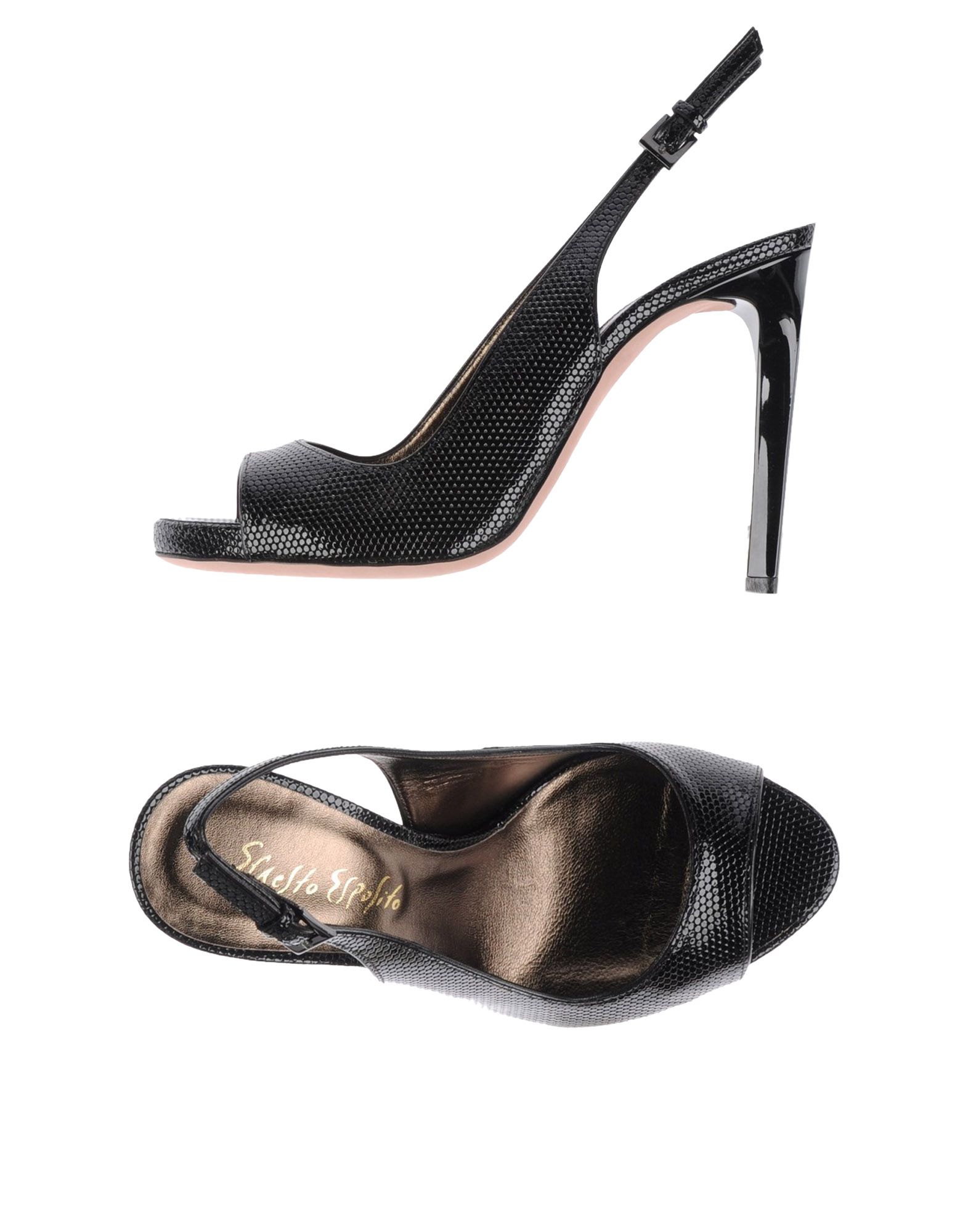 Ernesto esposito High-heeled Sandals in Black | Lyst