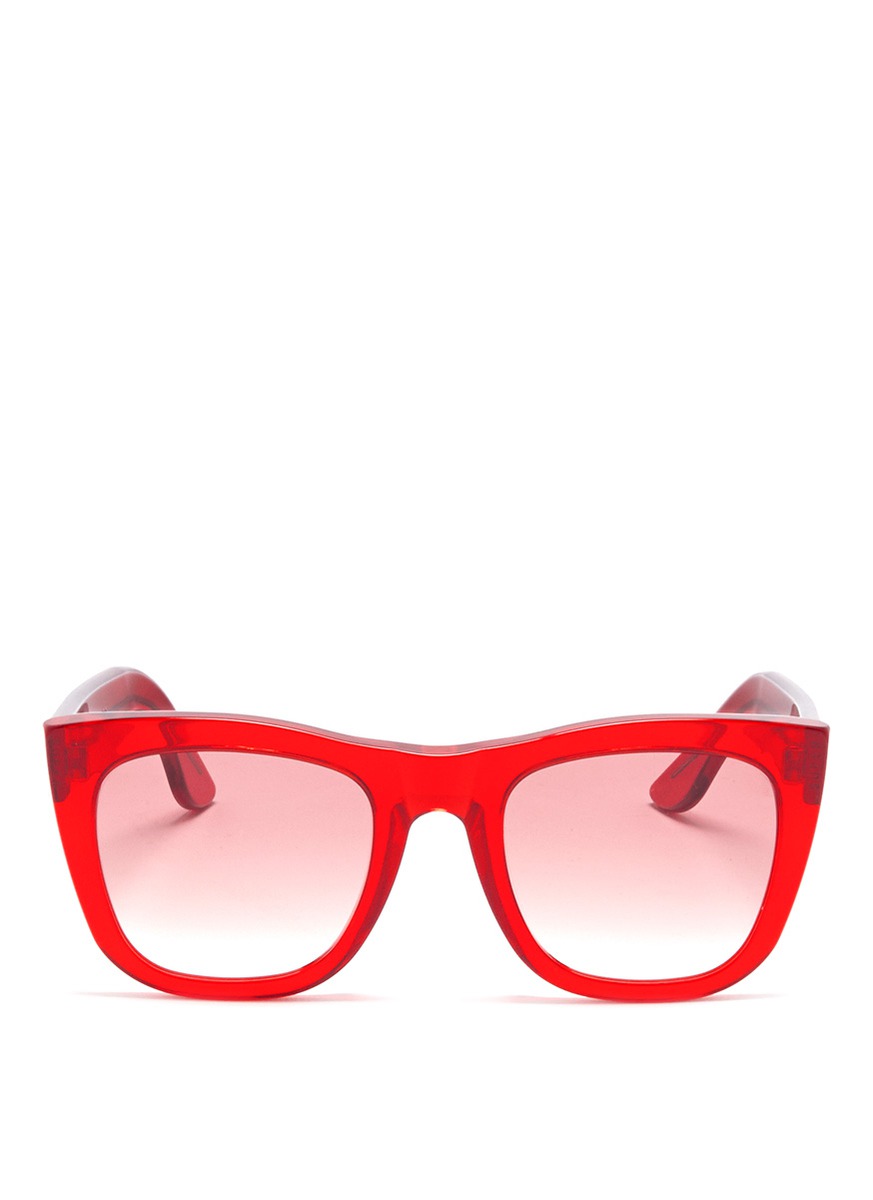 Lyst - Retrosuperfuture Square-frame Sunglasses in Red for Men