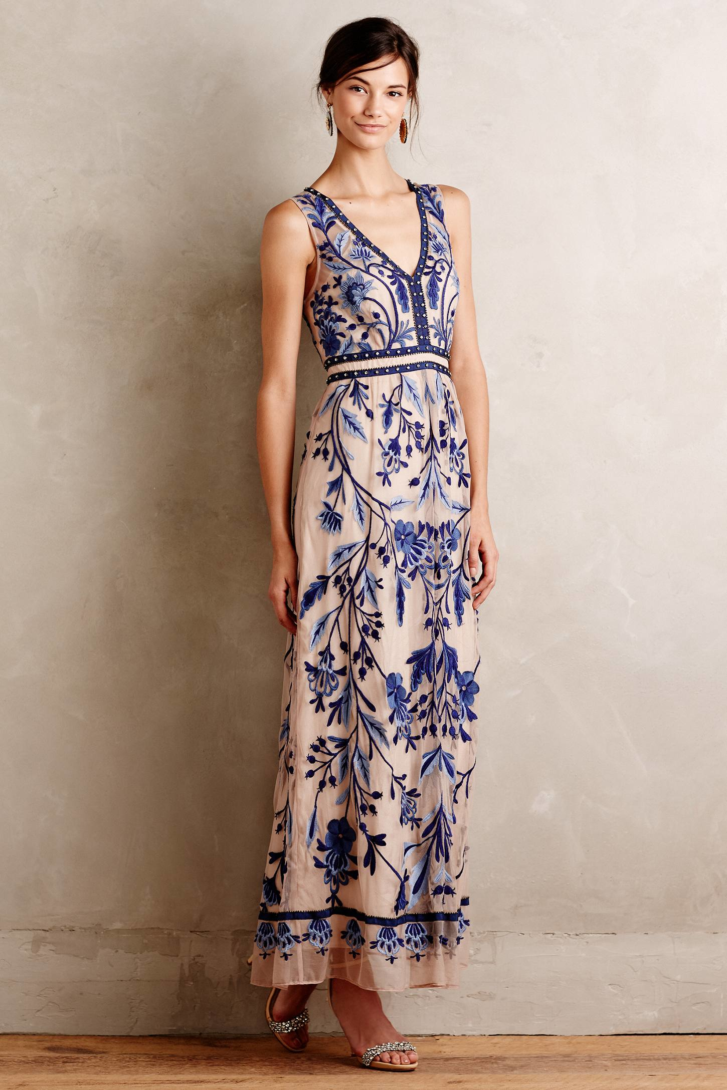 Lyst Moulinette Soeurs Willowpark Maxi Dress In Blue