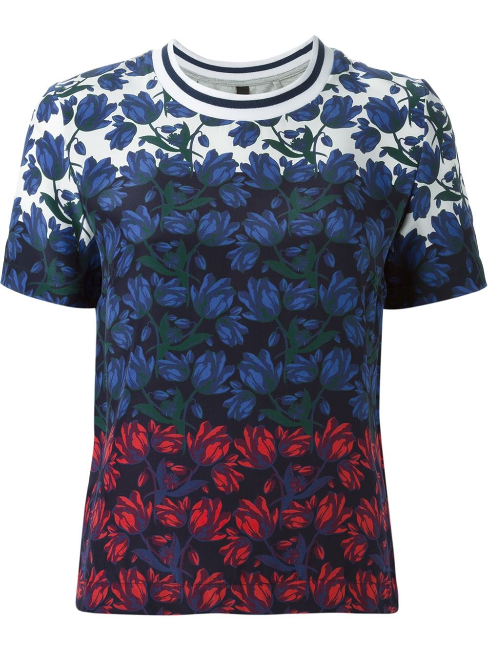 Mother Of Pearl Tulip Print T-shirt in Multicolor (multicolour) | Lyst
